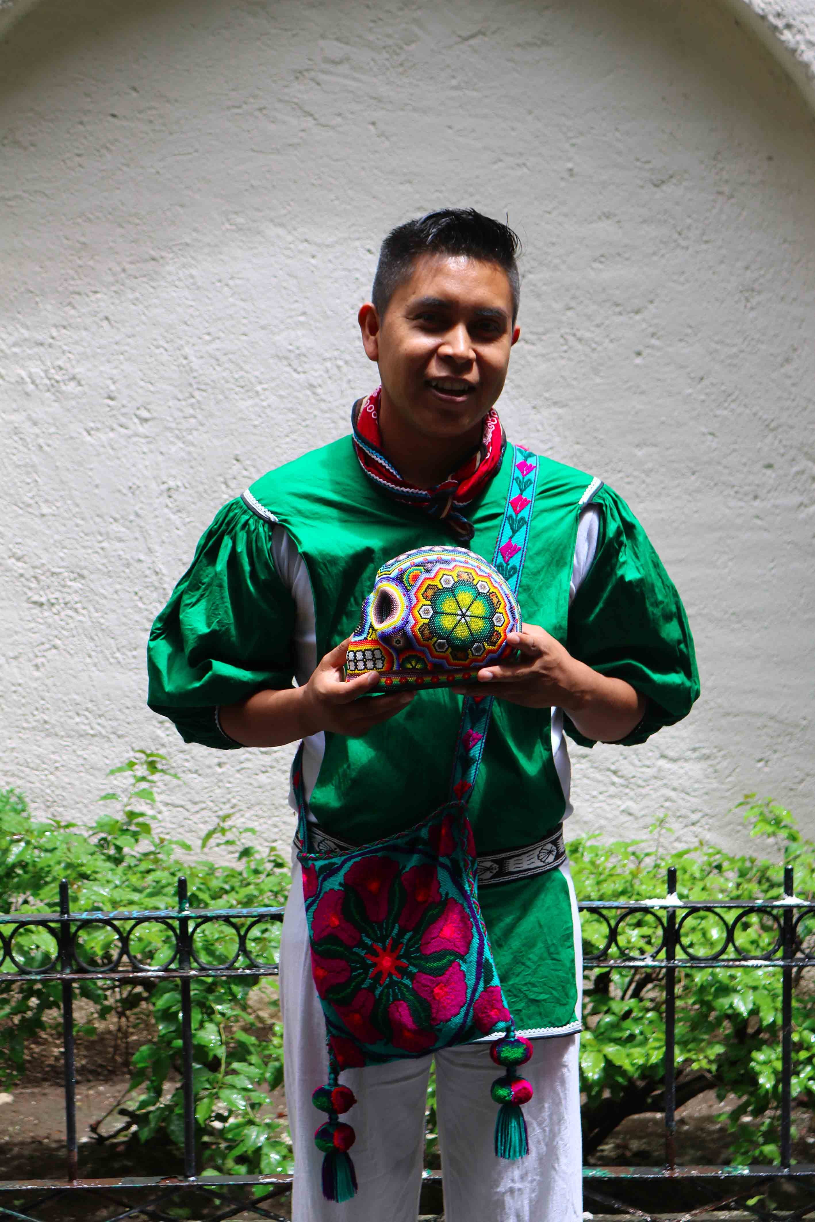 skull crane tete mort calavera huichol pi-project pi